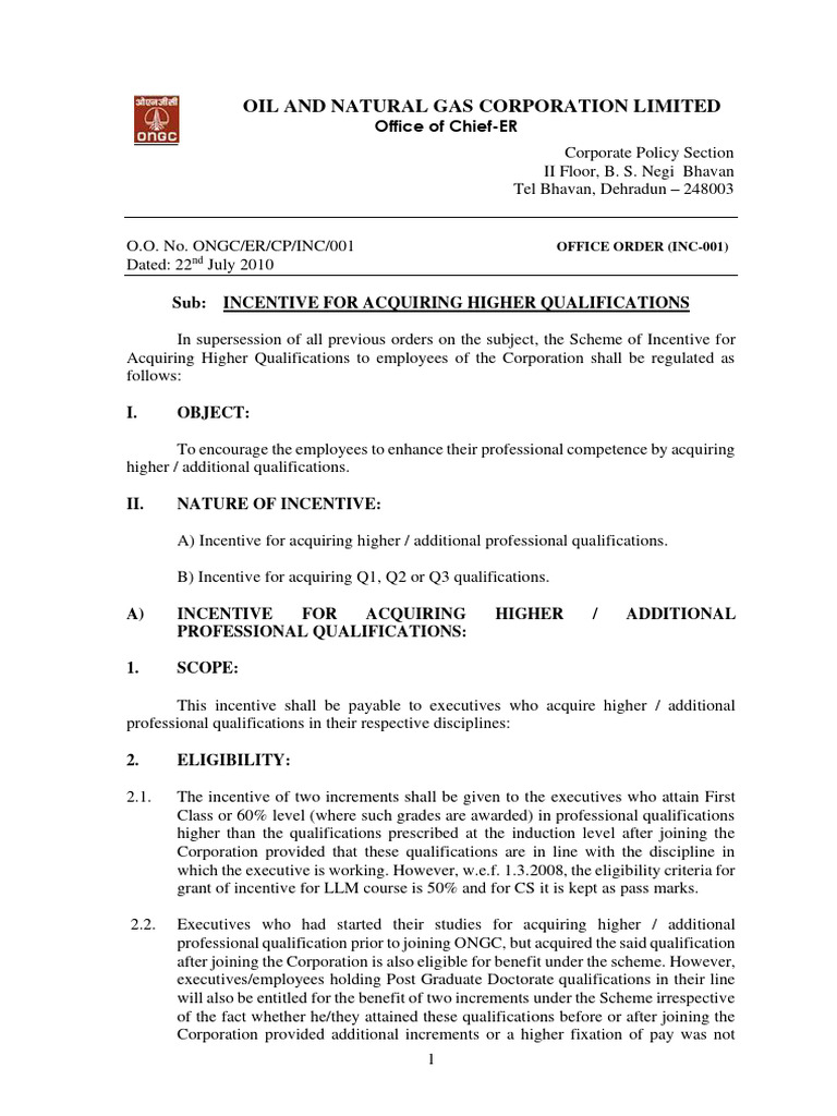 higher qualification rules | Download Free PDF | Academic Degree | Incentive