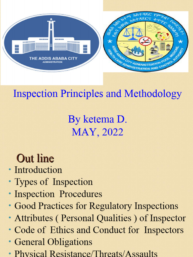Inspection Principles ST | PDF | Regulatory Compliance | Risk