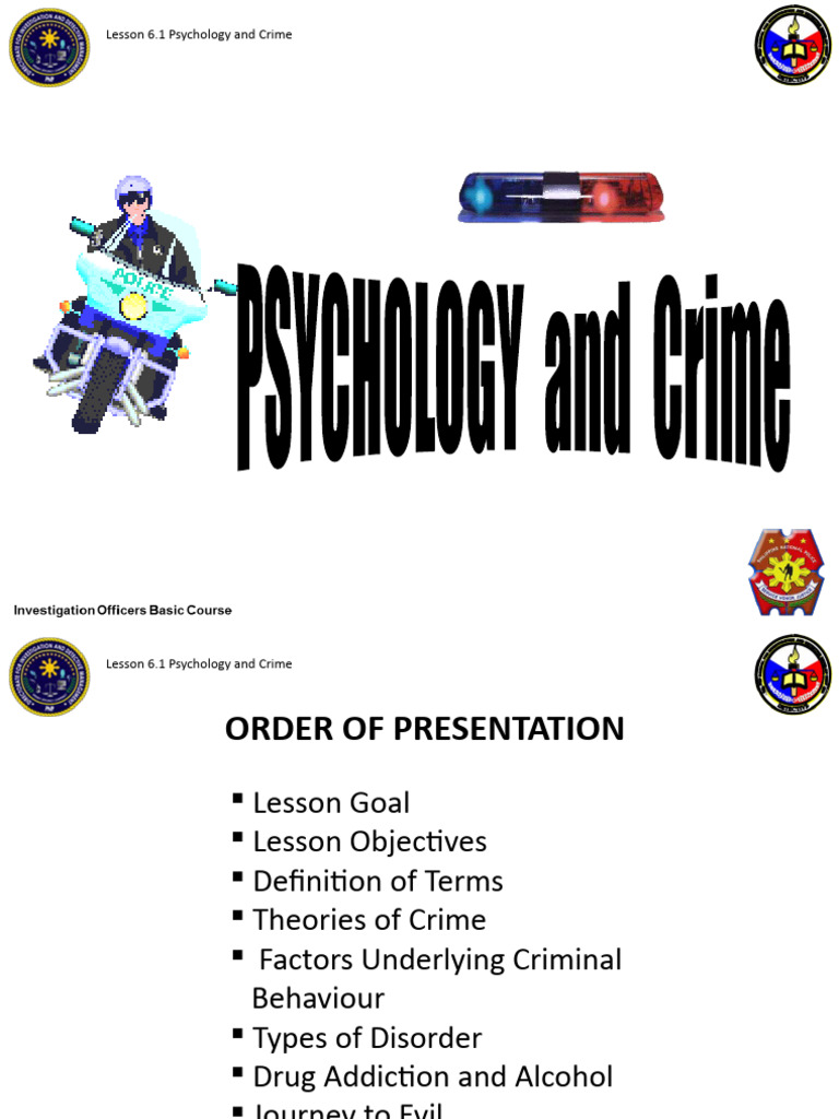6.1 Psychology and Crime | Download Free PDF | Personality Disorder ...