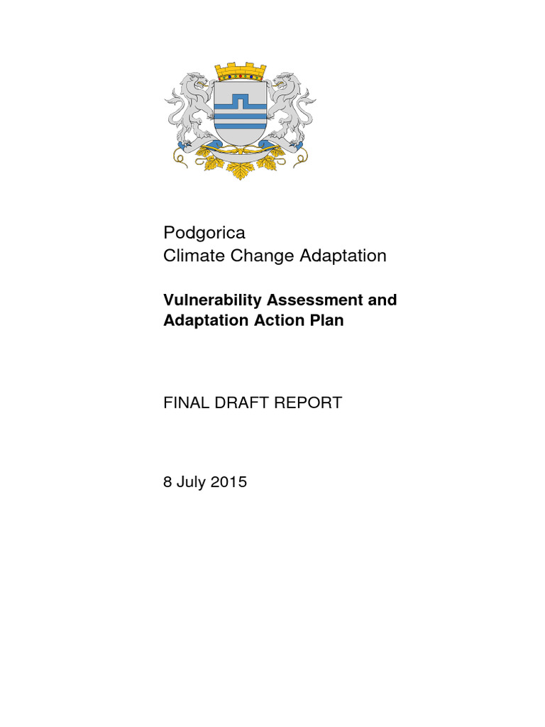 Report – Vulnerability Assessment and Adaptation Action Plan for ...