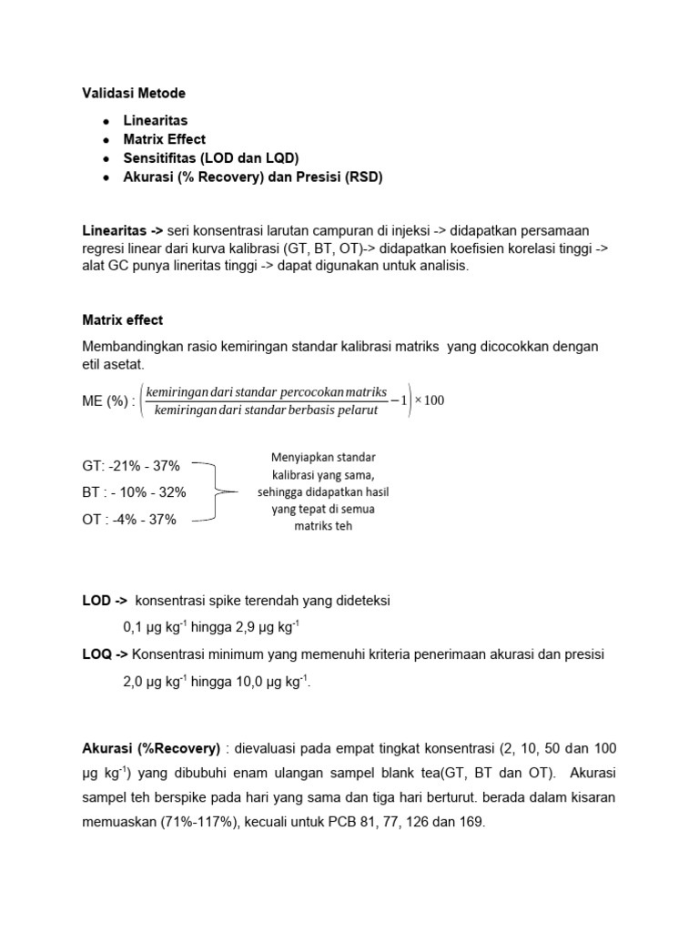 Validasi Metode | PDF | Sains & Matematika