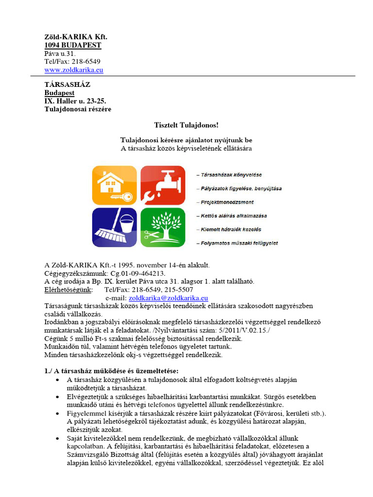 Zöld-Karika Ajánlat | PDF