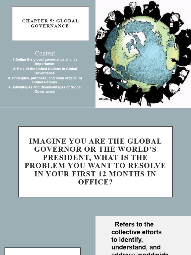 Presentation (Global Governance..Trisha) | PDF | United Nations | International Relations