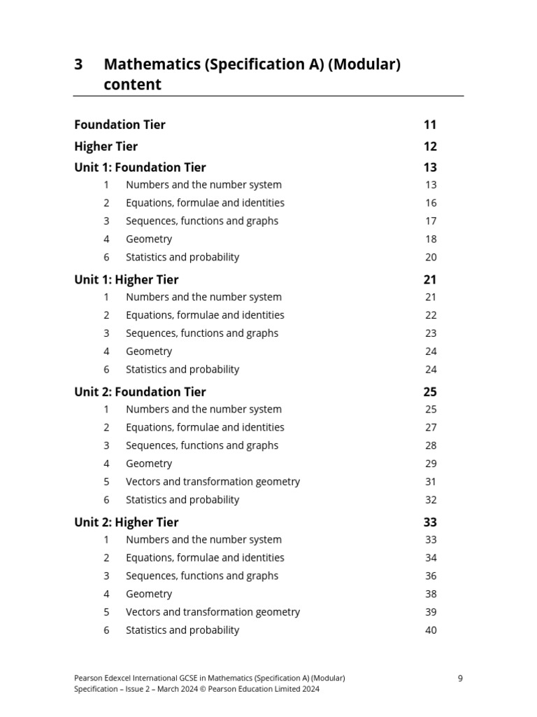 IGSCE Specification 04 | Download Free PDF | Triangle | Equations