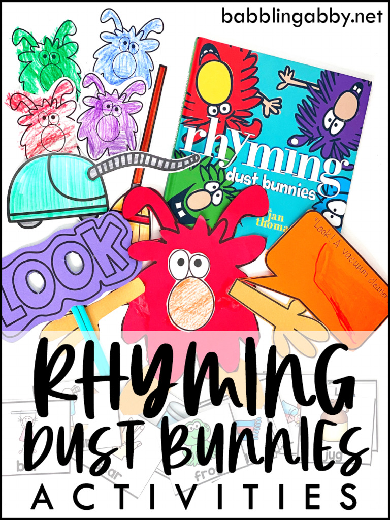 Rhyming Dust Bunnies Activities | PDF | Cooking, Food & Wine | Home ...