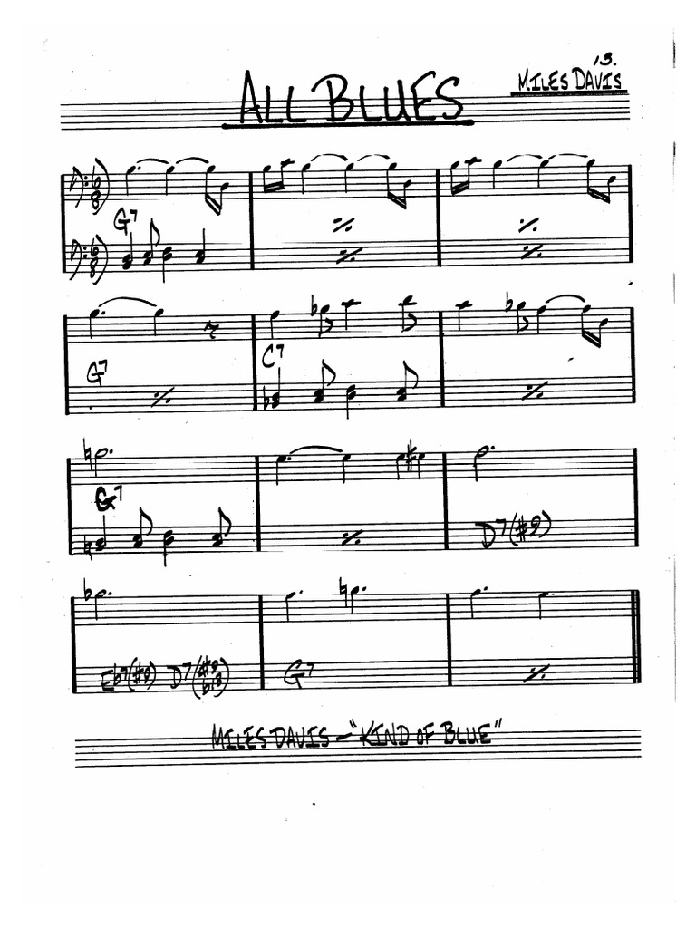 All Blues | PDF