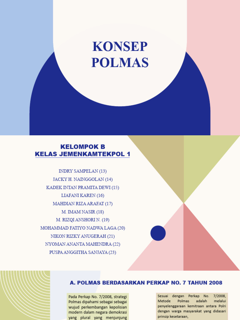 Konsep Polmas | PDF | Ilmu Sosial