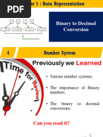 Decimal To Binary 1 To 100 | PDF
