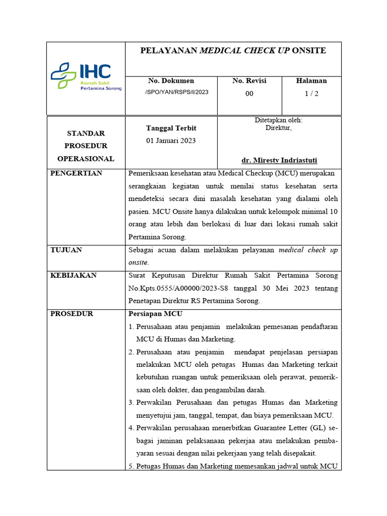 SPO-MCU-Onsite | PDF