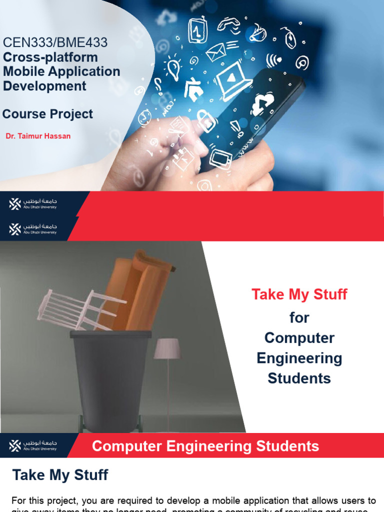 CEN333 Project Descriptions-1 | PDF | Regression Analysis | Mobile App