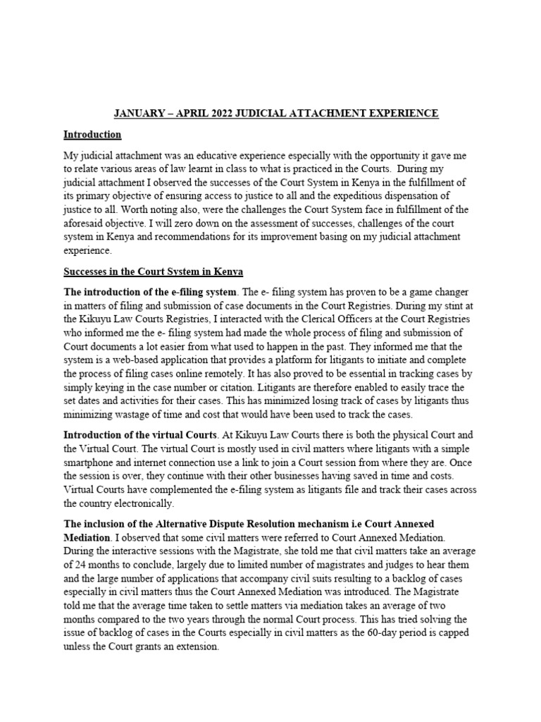 Judicial Attachment Report | PDF | Lawsuit | Magistrate