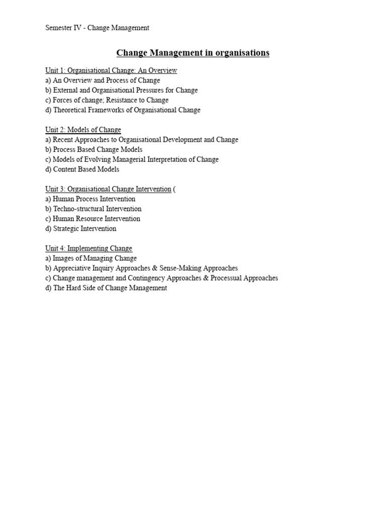 MA 2 Psychology Change Management | PDF | Change Management | System