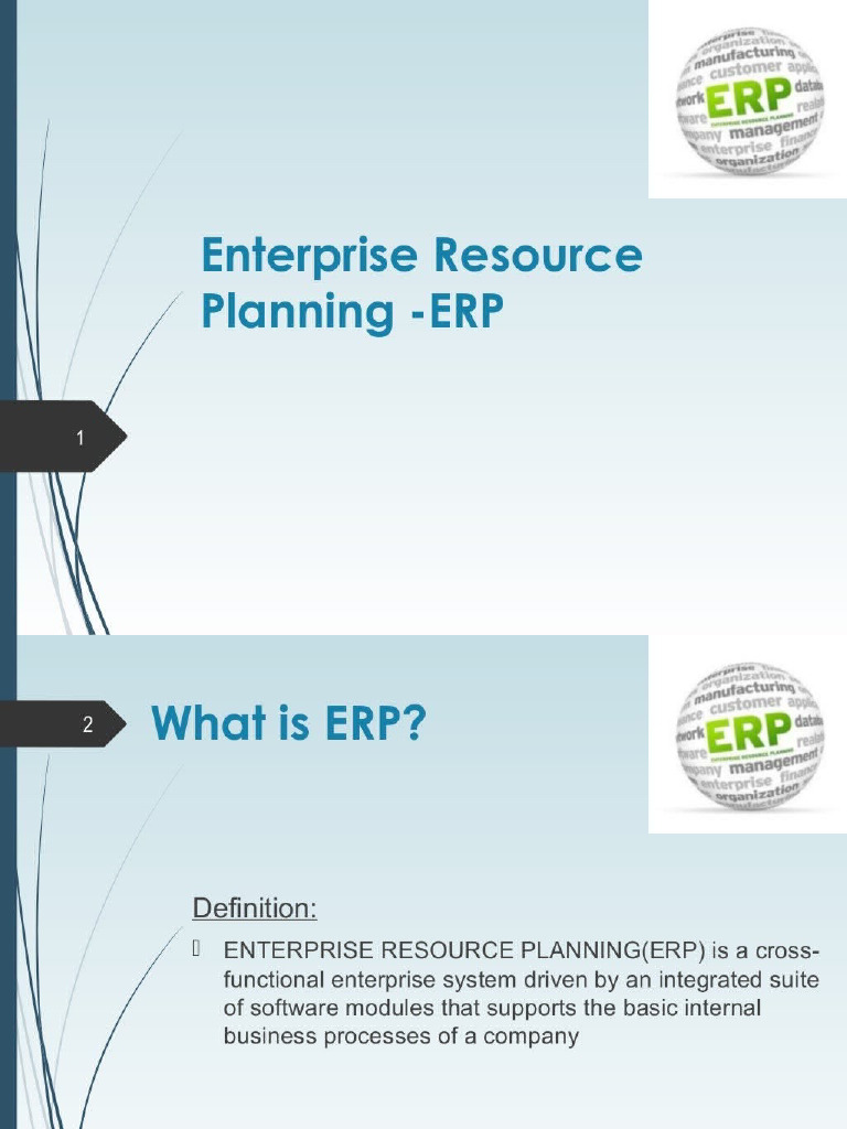 ERP Basics | PDF