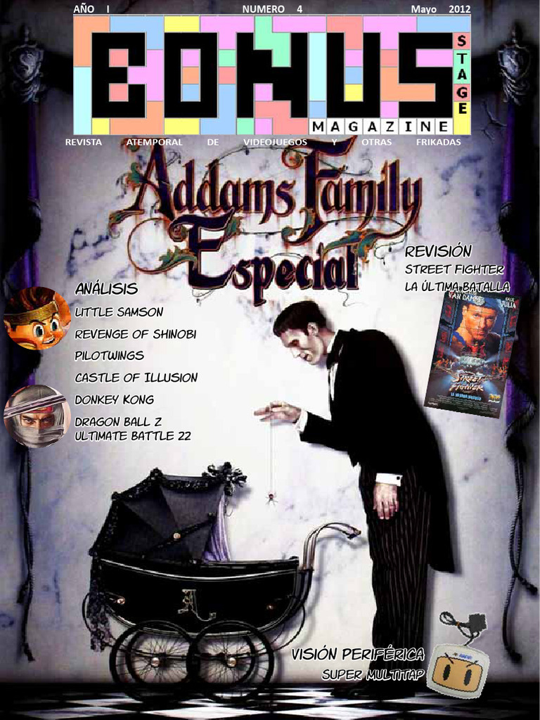 Bonus Stage Magazine 04 Especial-Adams-Family | PDF | Mario | Juego de azar