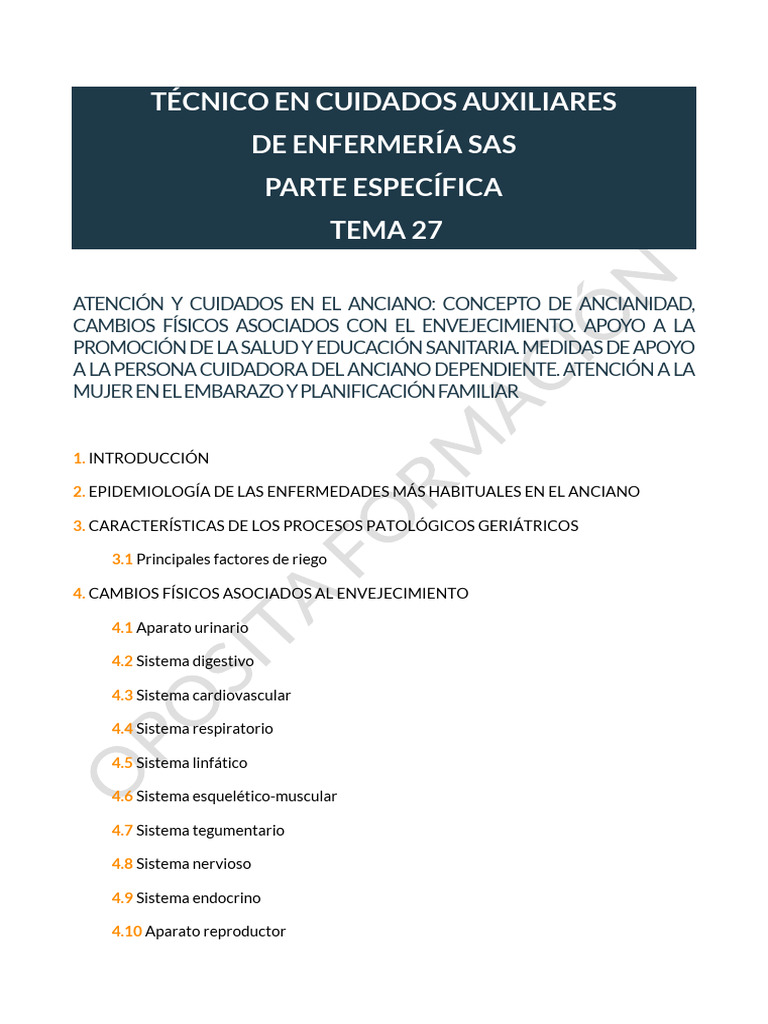 TEMA 27 | PDF | Riñón | Sistema urinario