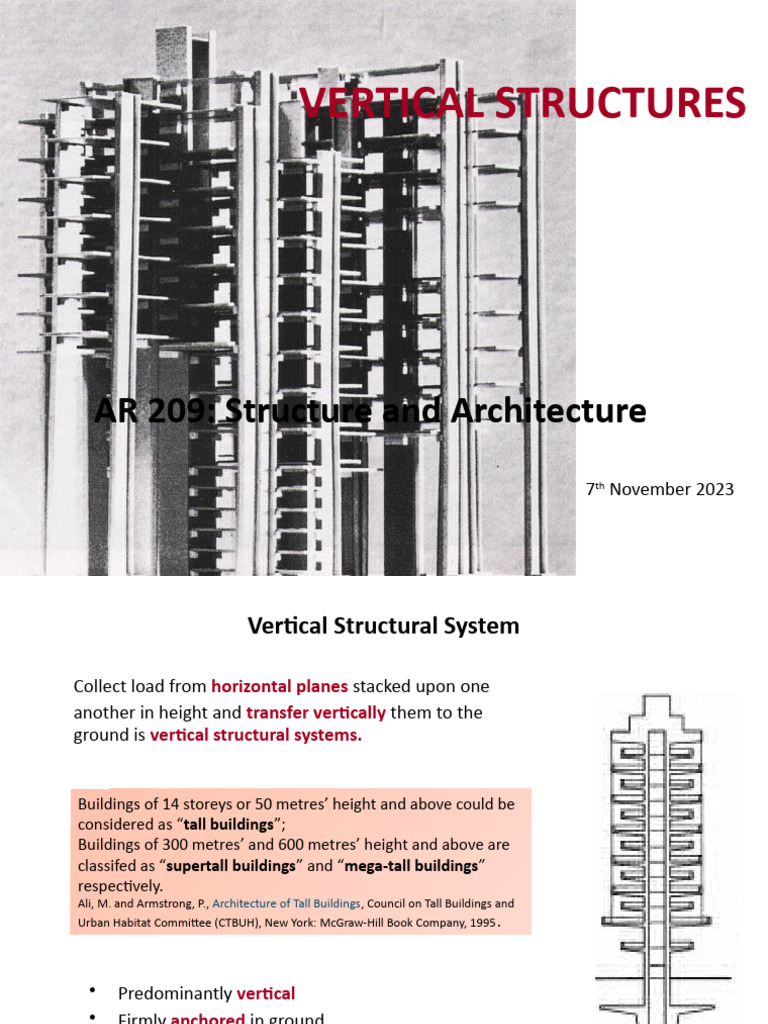 L10 Vertical Structure | PDF | Truss | Structural Engineering