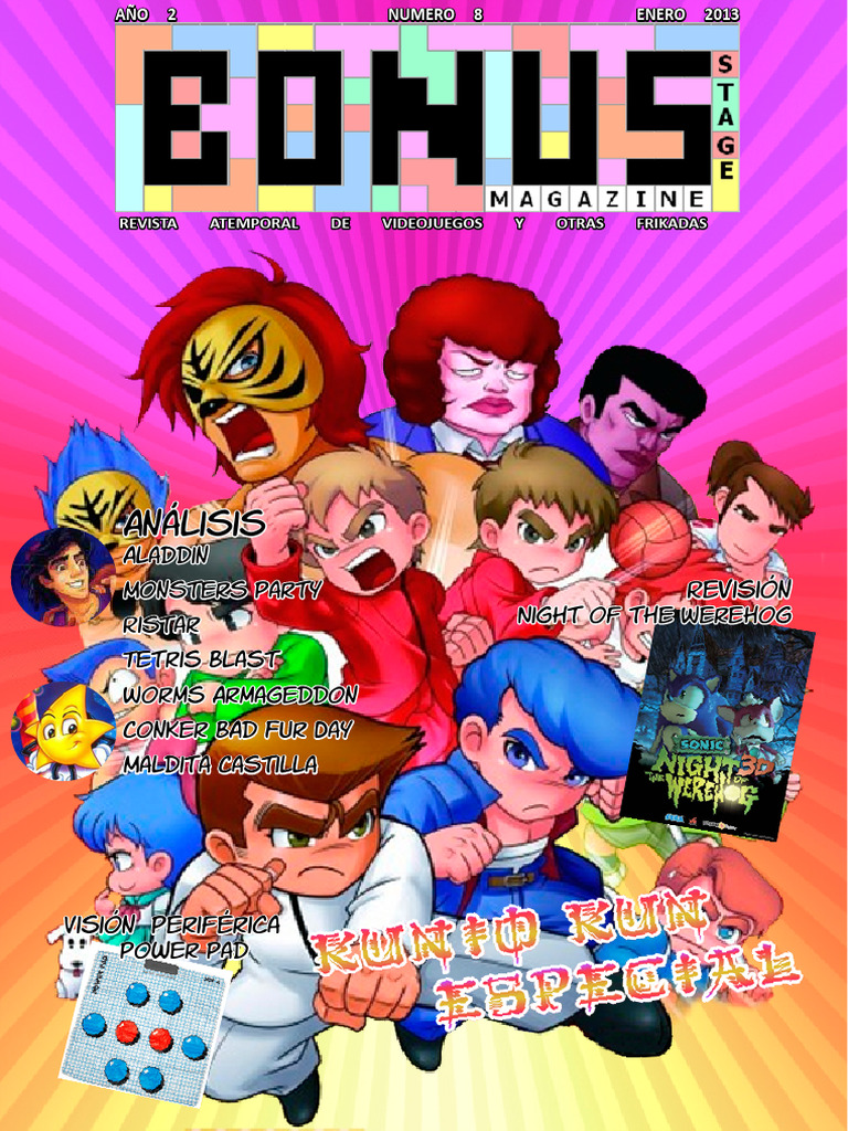 Bonus Stage Magazine 08 Especial-Saga-Kunio-Kun | PDF