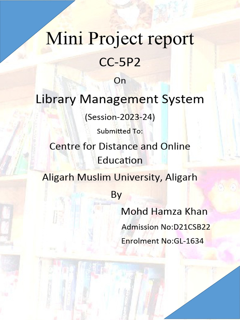 Mini Project Report | PDF Mini Project Report | PDF