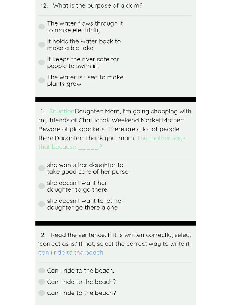 Nala Questions Reading | PDF