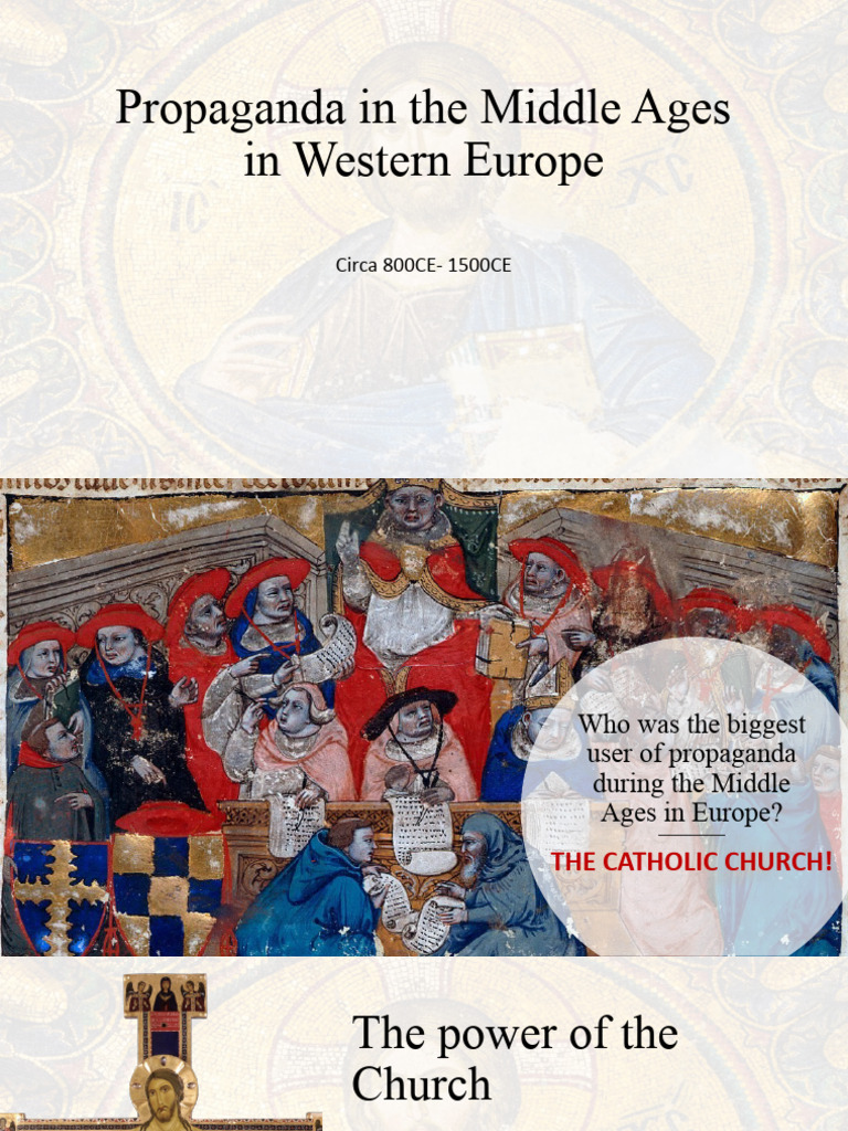 Church Propaganda in Medieval Europe | PDF | Literacy | Antisemitism