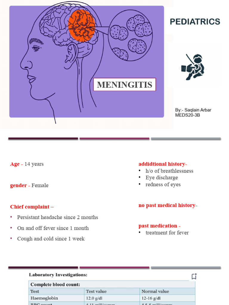Meningitis | PDF | Meningitis | Diseases And Disorders