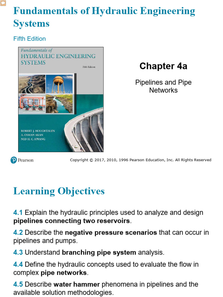 Chap 4a - Pipelines and Pipe Networks - Accessible | PDF | Classical Mechanics | Chemical ...