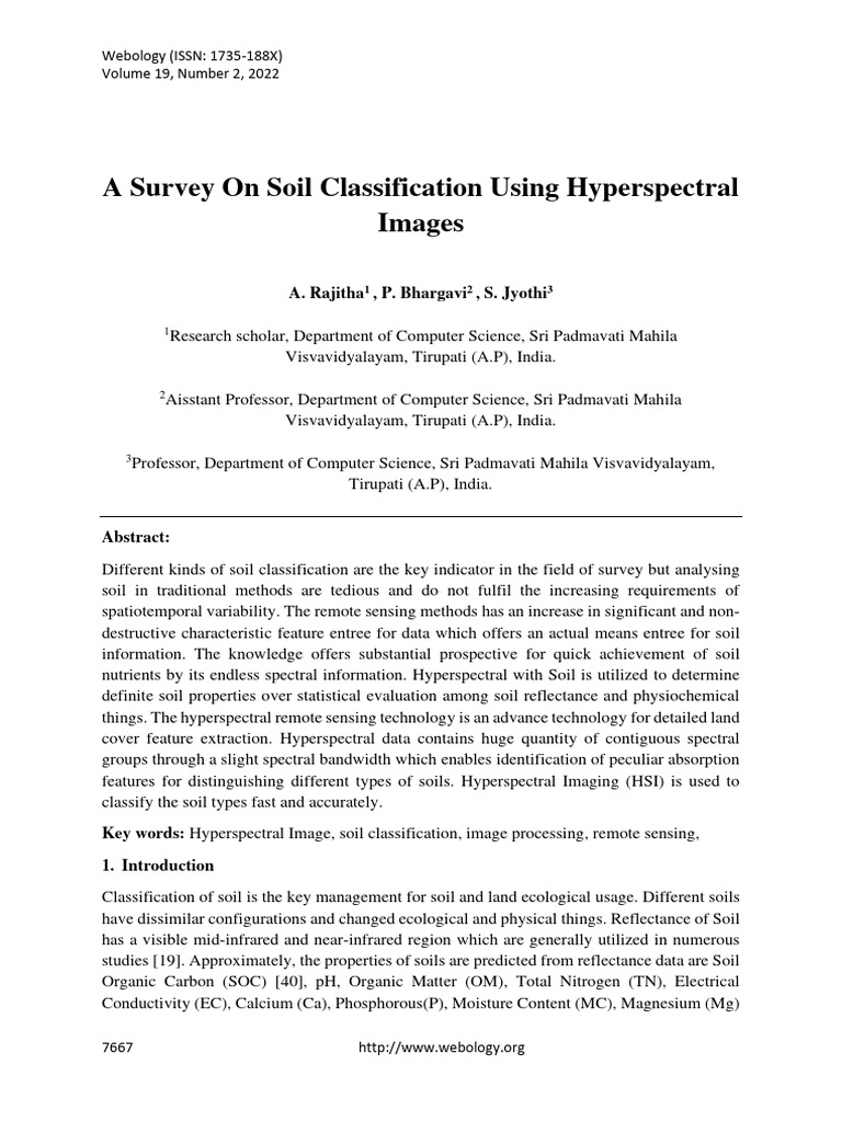 Soil Sensing Pdf Soil Remote Sensing