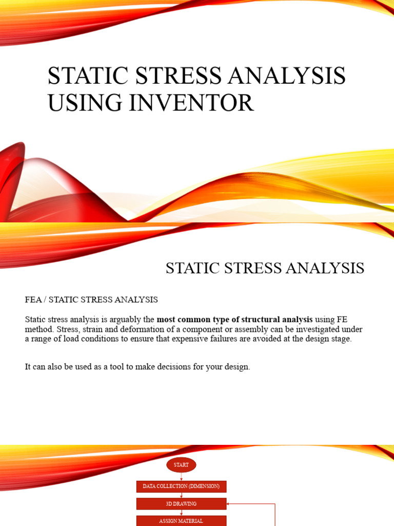 Static Stress Analysis with Inventor | PDF | Strength Of Materials ...