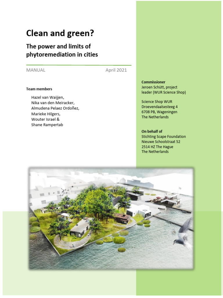 Cleen and Green Manual | PDF | Polycyclic Aromatic Hydrocarbon ...