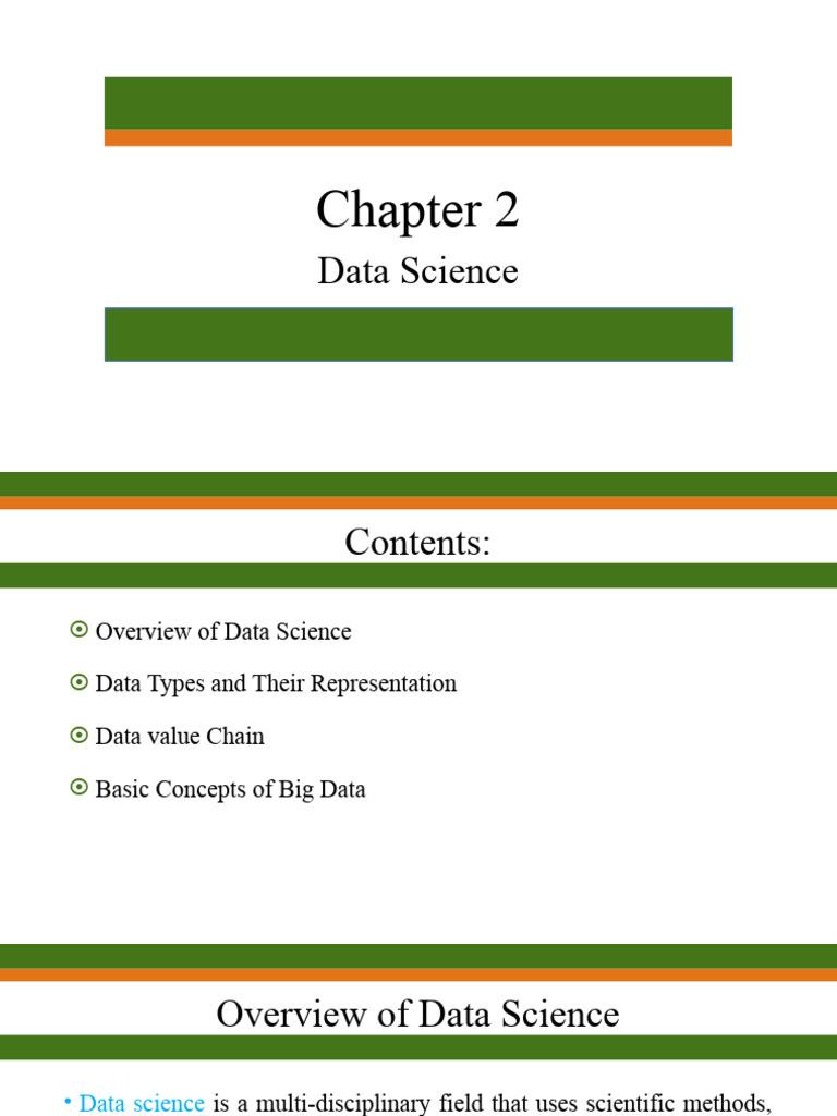 Chapter 2-Data Science | Download Free PDF | Apache Hadoop | Data