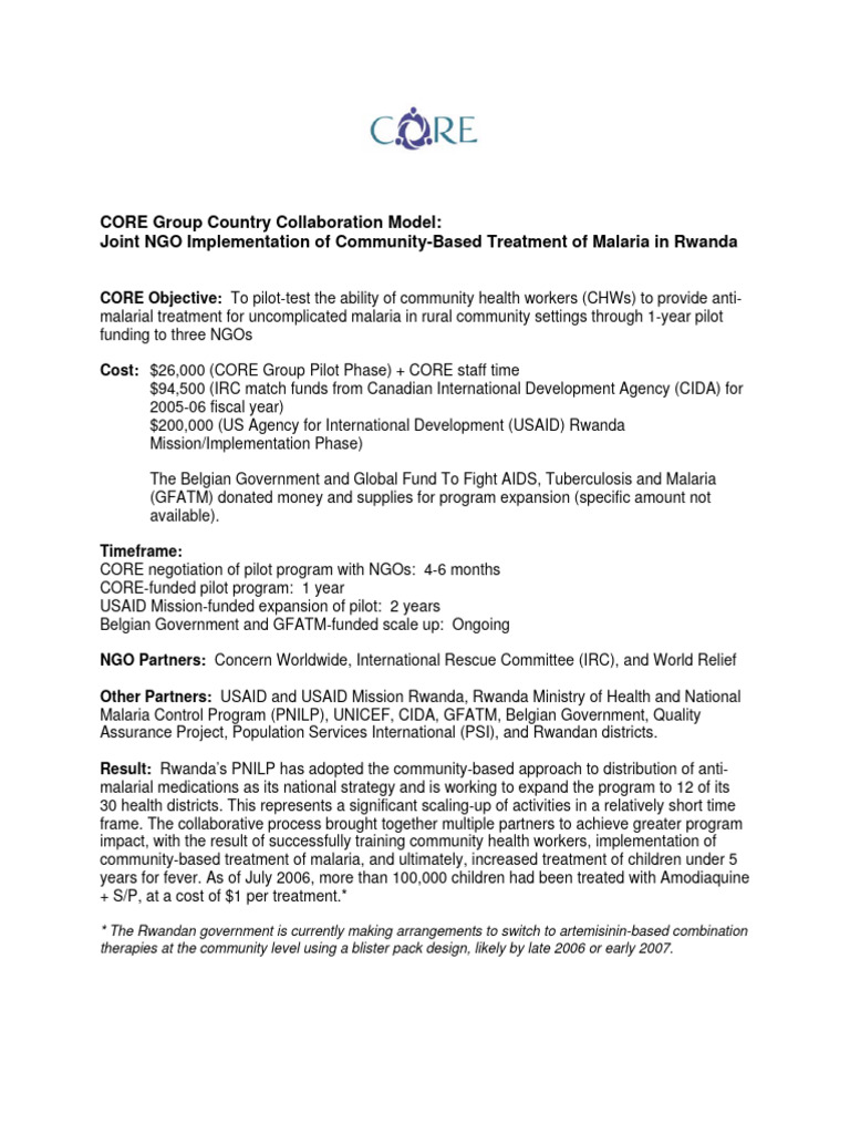 Rwanda Paper Final - July 2006 | PDF | Non Governmental Organization ...