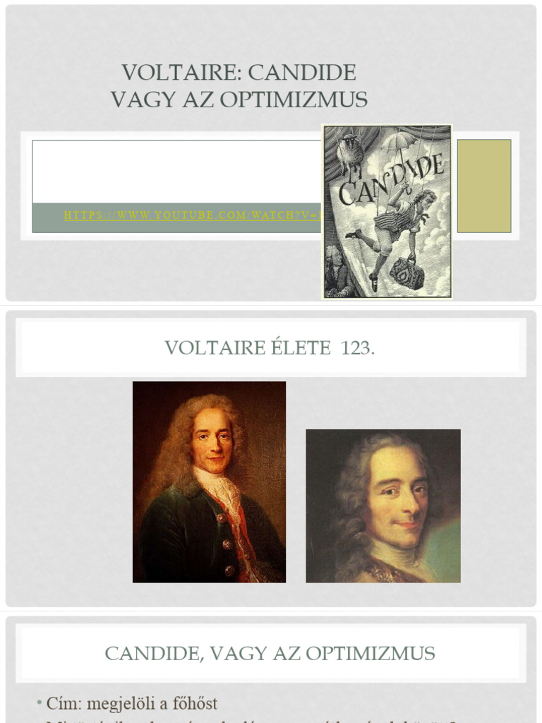 Voltaire Candide | PDF