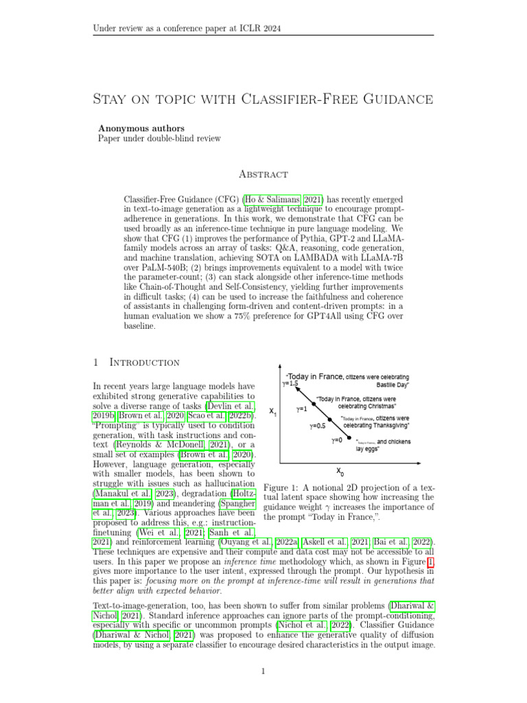 Classifier Free Guidance For Language Models | PDF | Statistical Inference