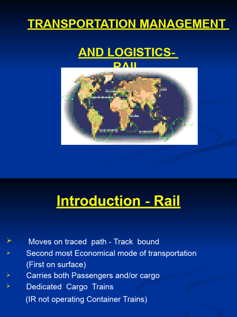 Transport Management-Rail_Part | Download Free PDF | Special Drawing ...