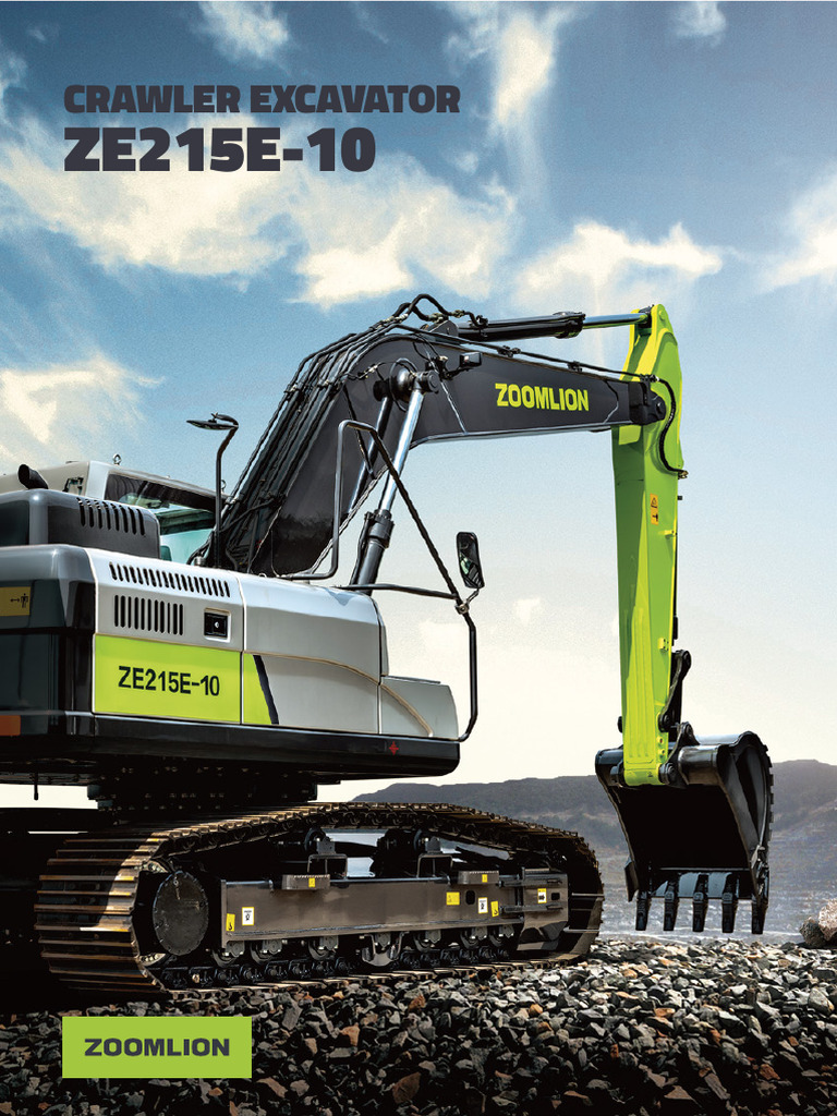 ZOOMLION ZE215E-10 Crawler Excavator | PDF | Vehicles
