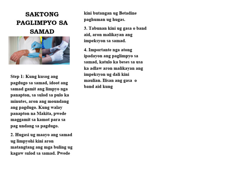 Saktong Paglimpyo Sa Samad | PDF