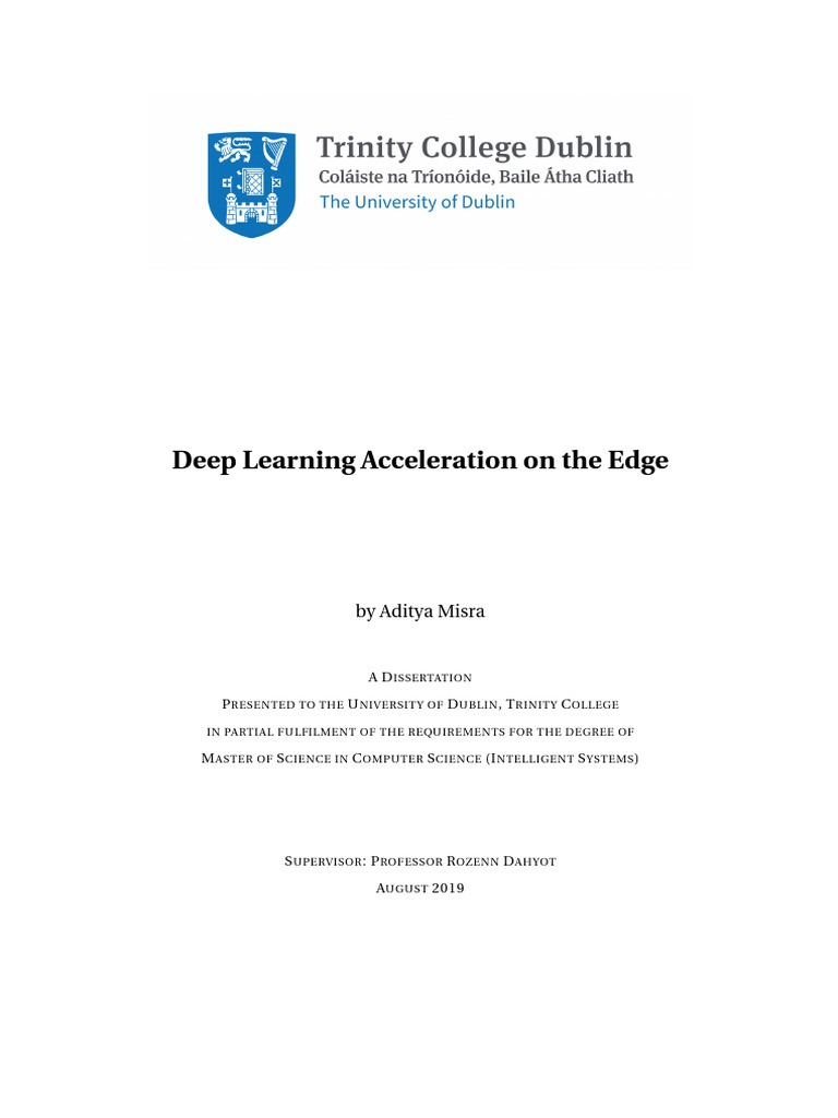 DL Acceleration On The Edge | PDF | Artificial Neural Network | Deep ... DL Acceleration On The Edge | PDF | Artificial Neural Network | Deep ...