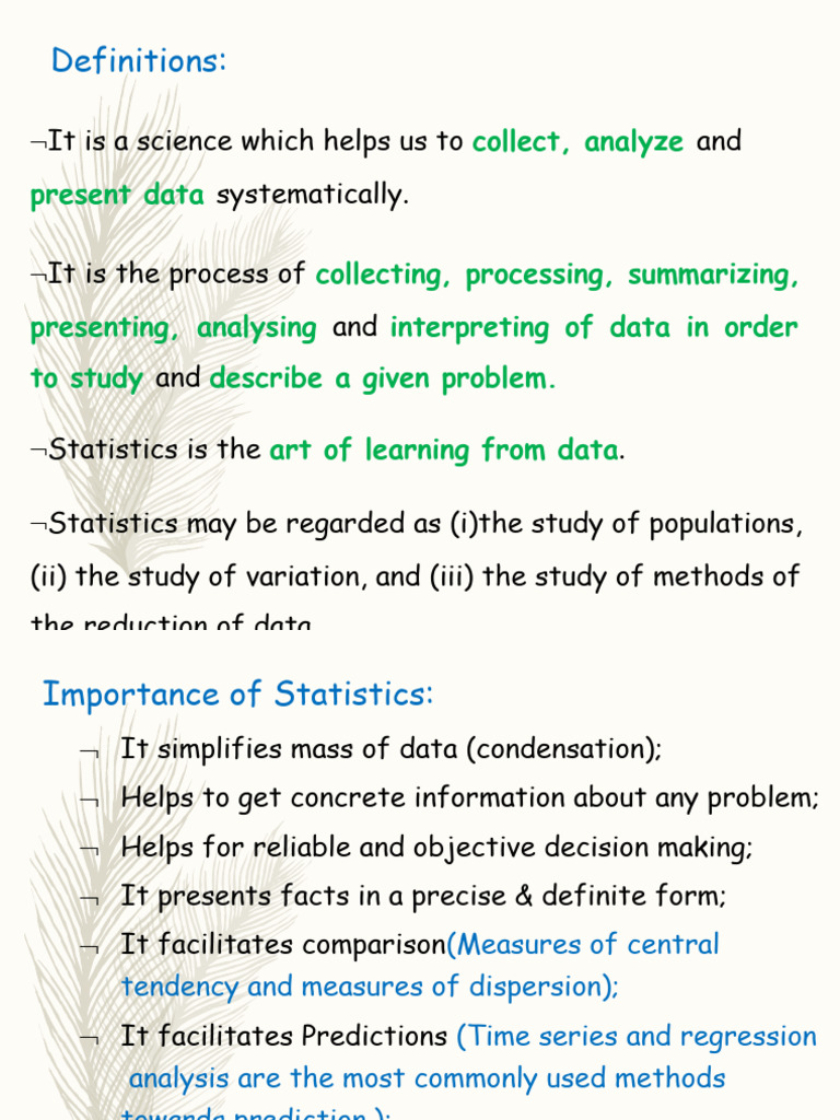 Role of Statistics in Engineering | PDF | Statistics | Experiment