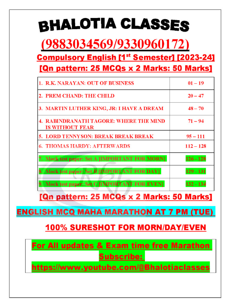ENGLISH Coloured PDF FULL BHALOTIA | PDF