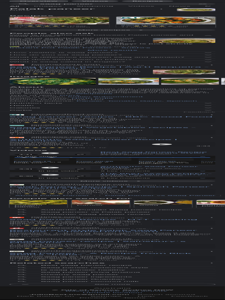 Saag Paneer - Google Search | PDF | Indian Cuisine | Curry