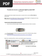 Instructiuni Privind Semnarea Si Depunerea Documentului de Confirmare La Anaf | PDF