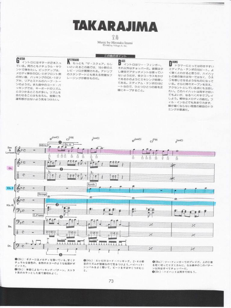 221027 takarajima バンドスコア | PDF
