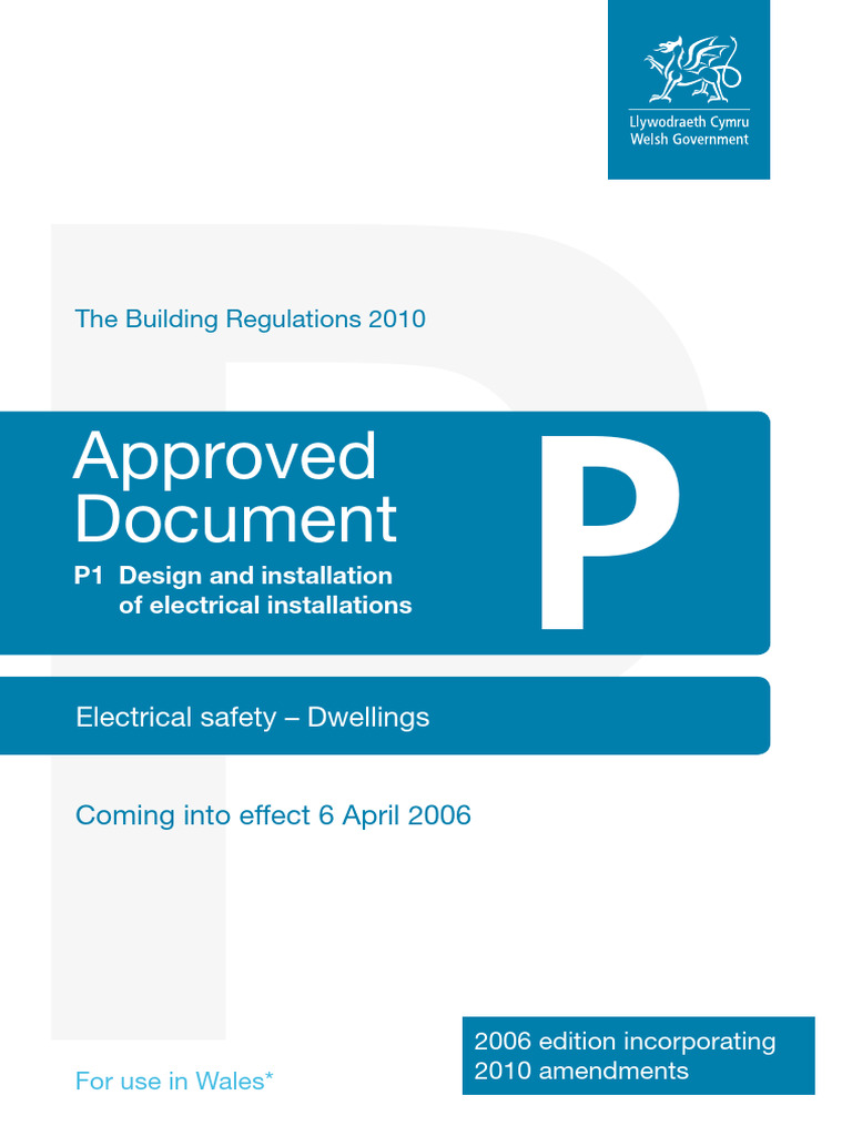 Building Regulations Guidance Part P Electrical Safety. | PDF ...