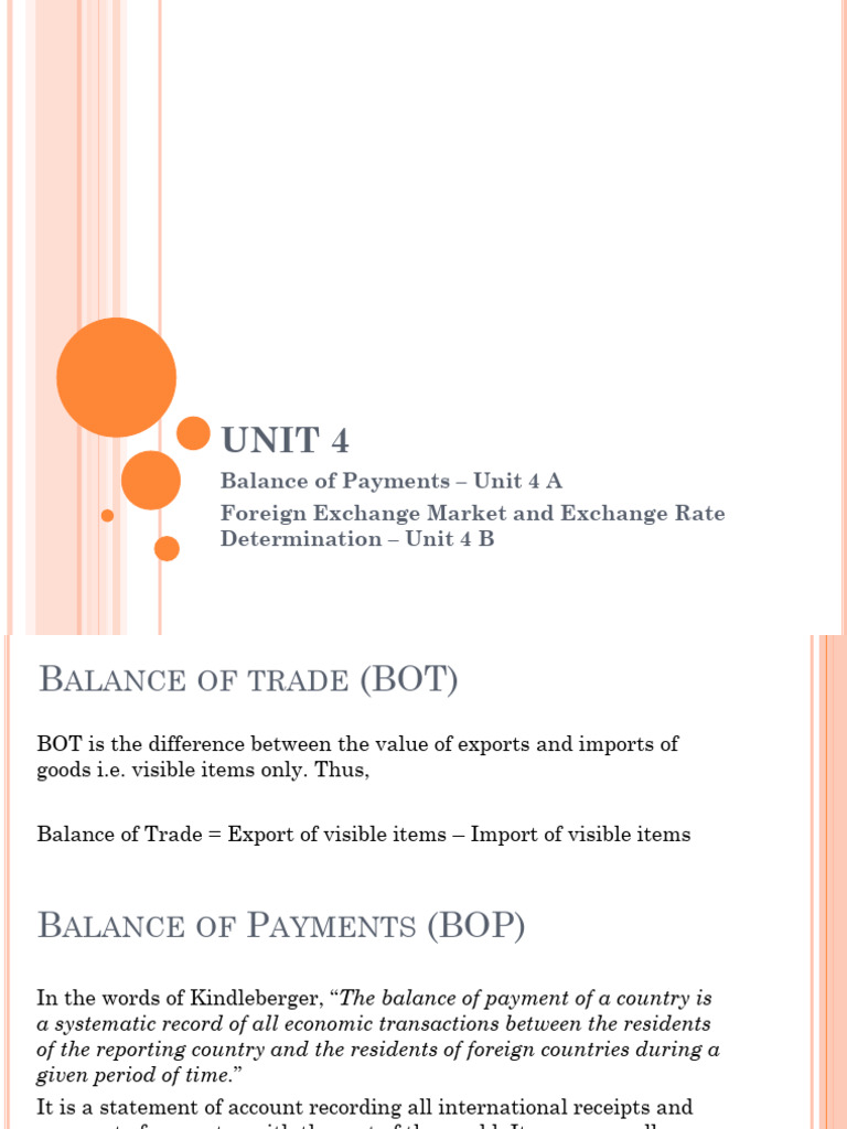 Bae Sem 4 BCH 4.4 (B) Erdfem w2 CG Unit 4 A1 | PDF | Balance Of Payments | Capital Account