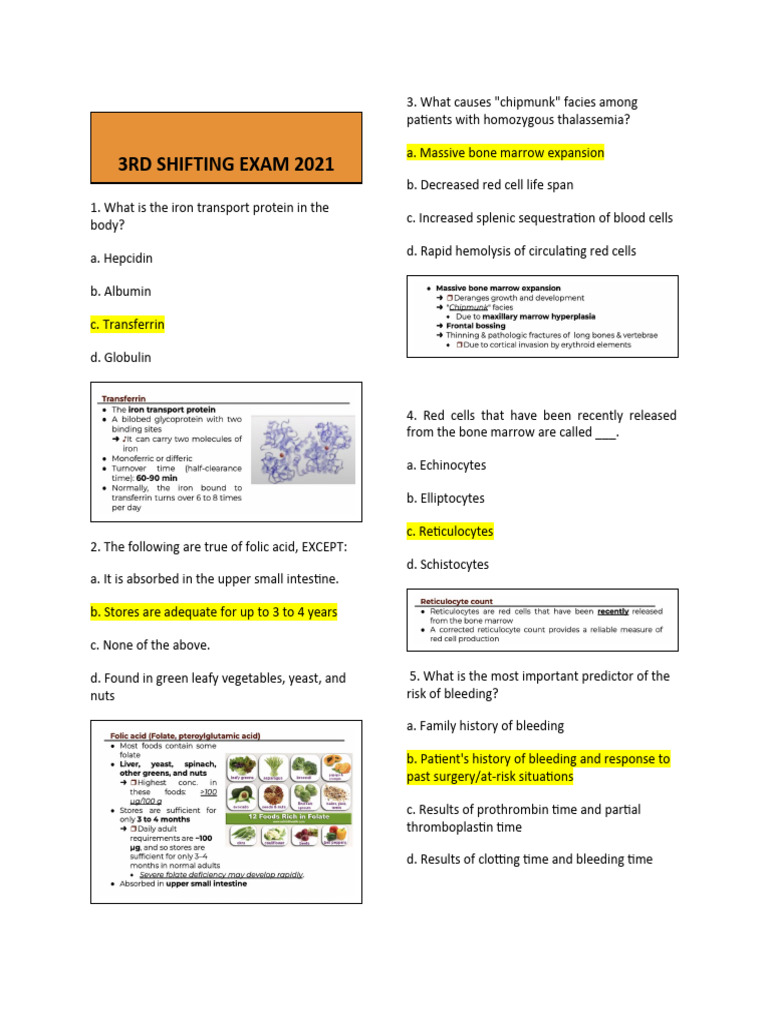 _S3-HEMA-COMPILATION | PDF | Anemia | Coagulation