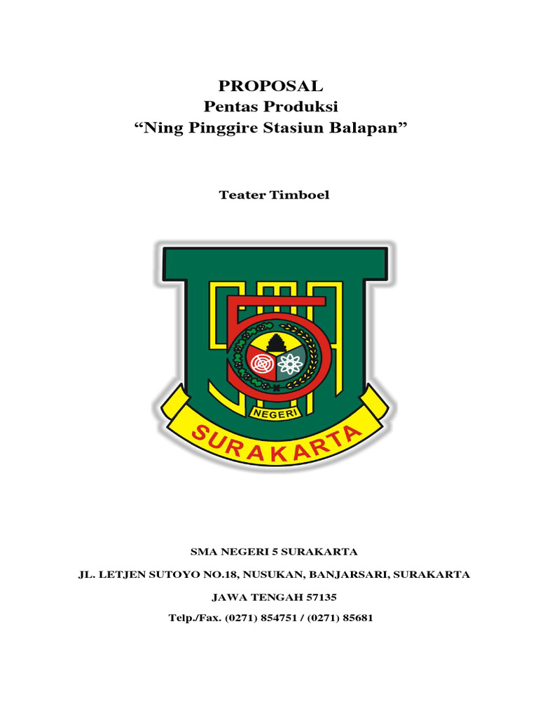 Contoh Propo | PDF | Seni