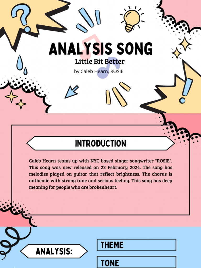 Analysis Song | PDF