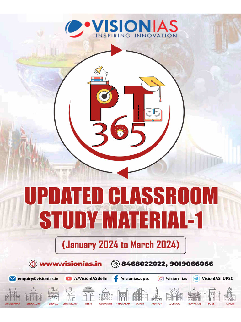 VisionIAS Pt365-Updated Part-1@Dr. UPSC | PDF