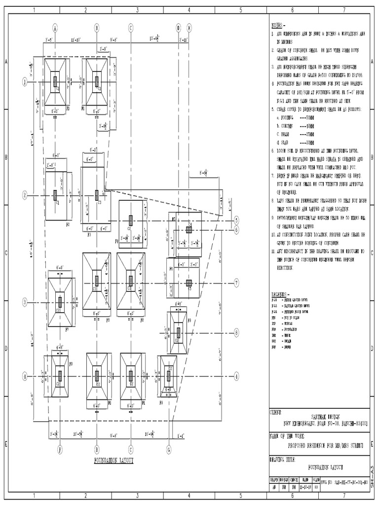 21.3 Footing Layout | PDF