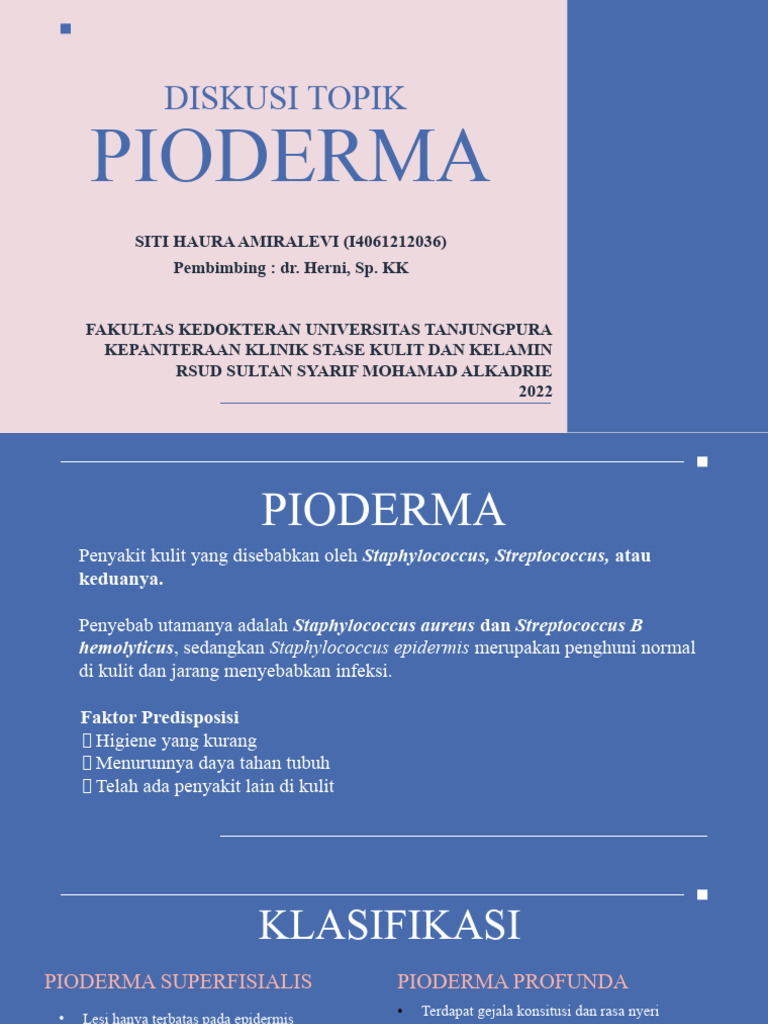 DT Pioderma | PDF